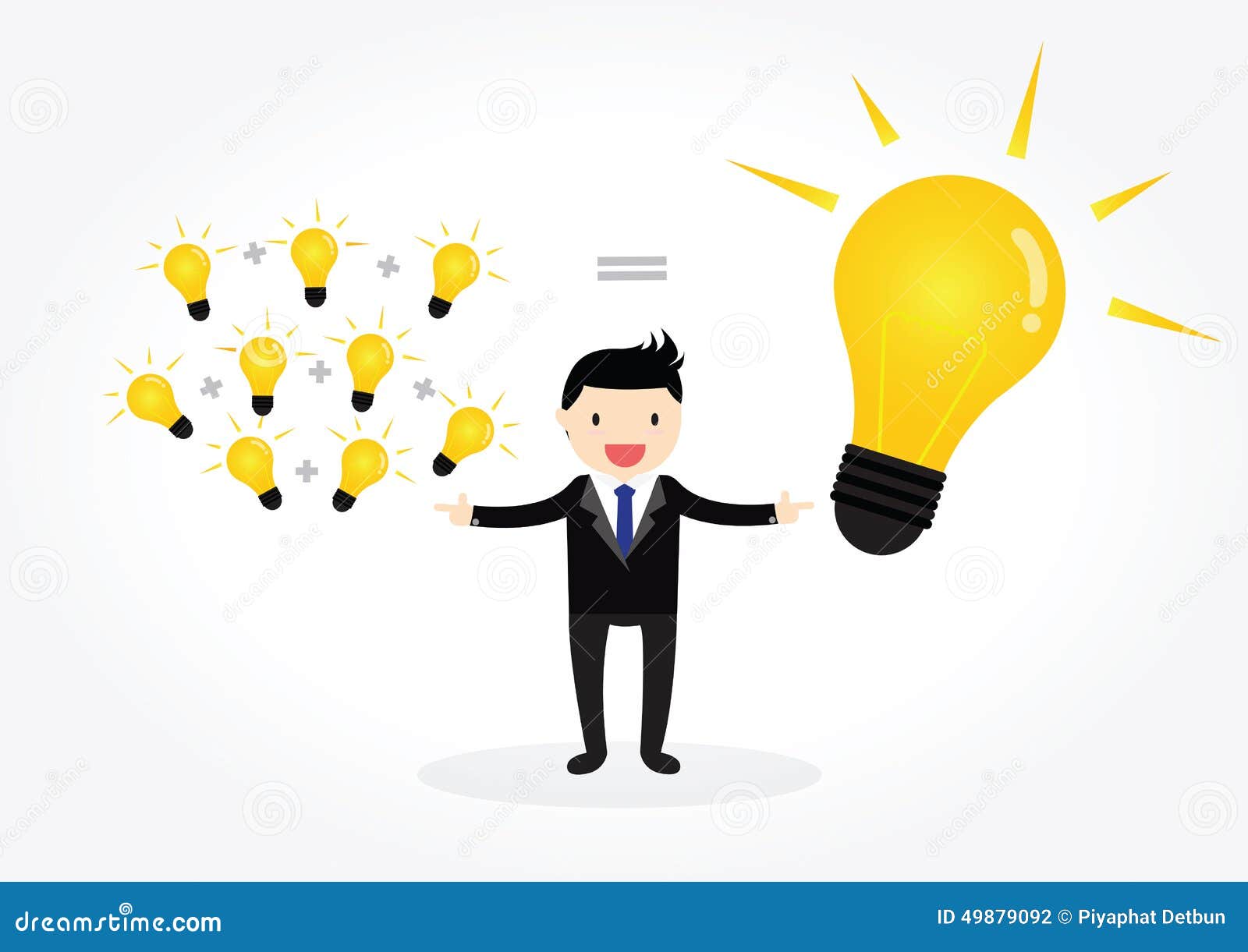 Get Idea stock vector. Illustration of bulb, sign, small - 49879092