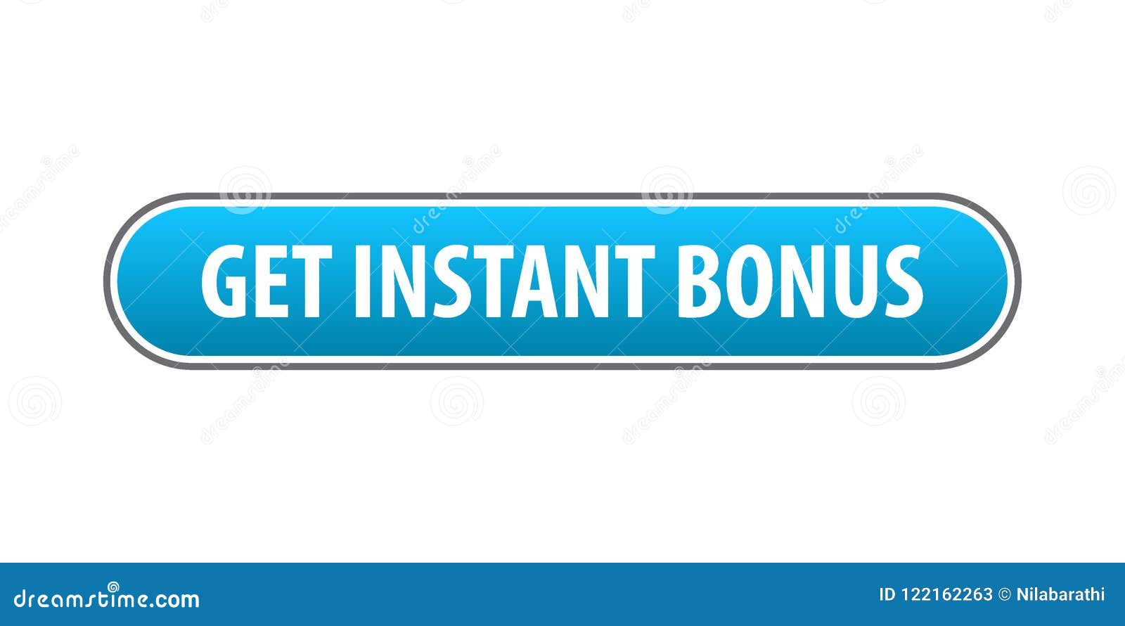 Get instant bonus stock illustration. Illustration of button - 122162263