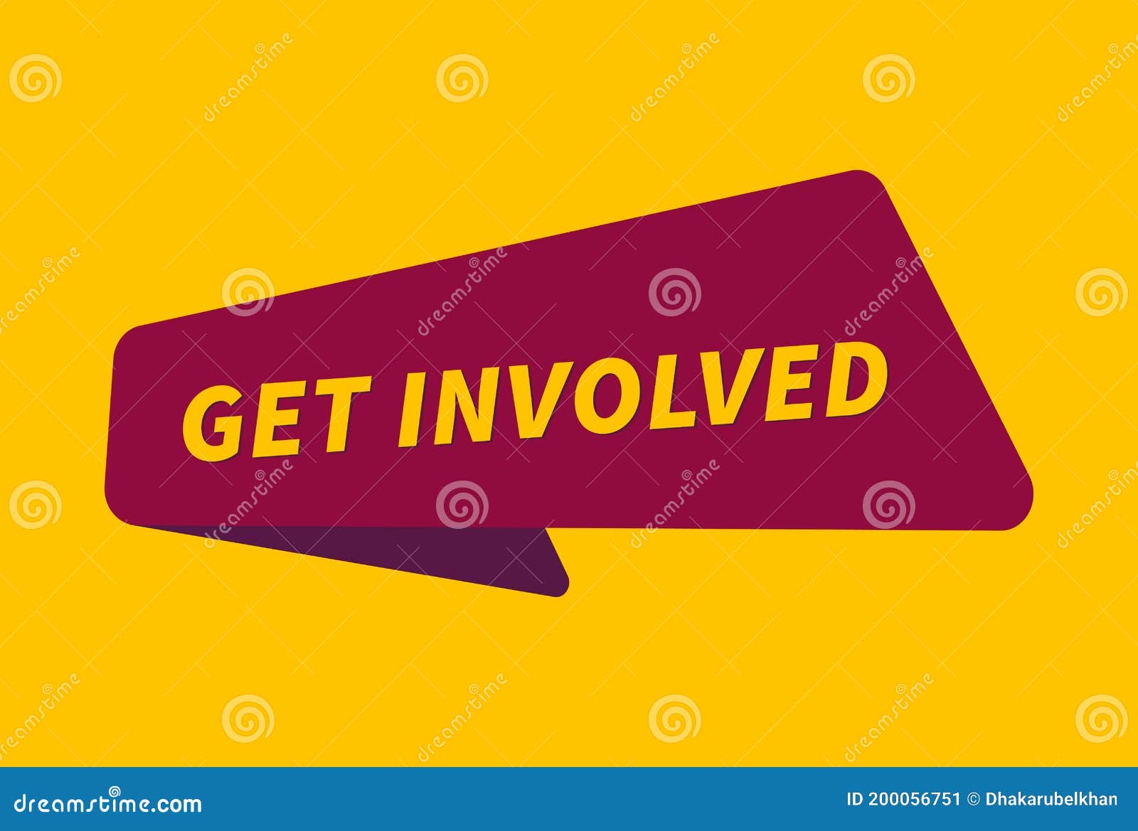 Get Involved Banner Vector, Get Involved Image Stock Vector ...