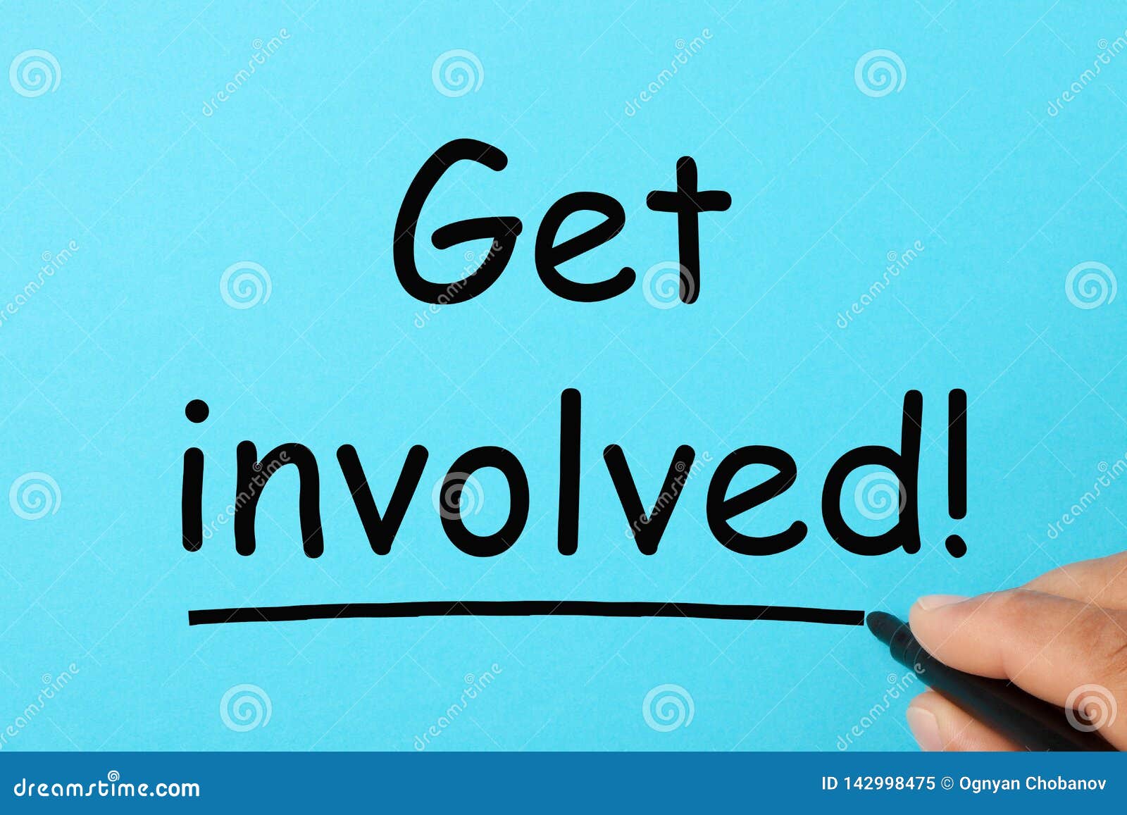 Get involved concept stock image. Image of involving - 142998475