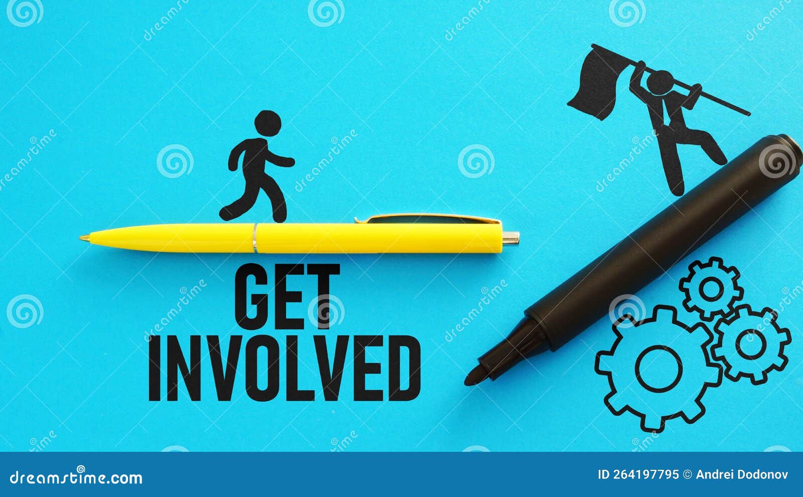 Get Involved is Shown Using the Text Stock Image - Image of together ...