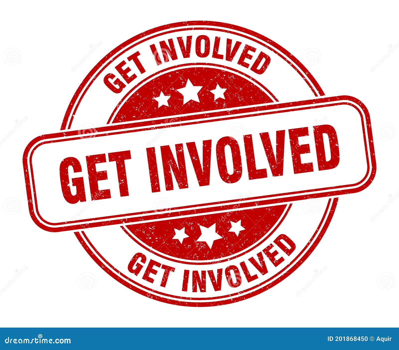 Get Involved Stamp. Get Involved Label. Round Grunge Sign Stock Vector ...