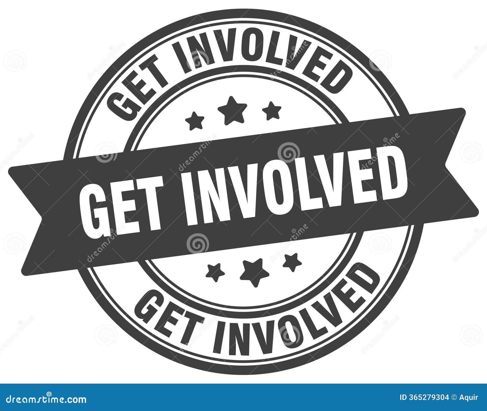 Get Involved Stamp. Get Involved Label On Transparent Background. Round ...