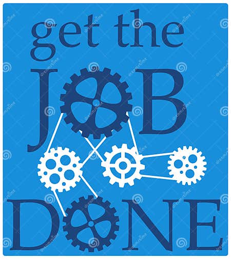 Get the job done stock illustration. Illustration of priorities - 35229885