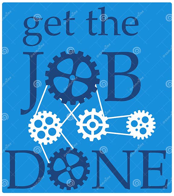 Get the job done stock illustration. Illustration of priorities - 35229885