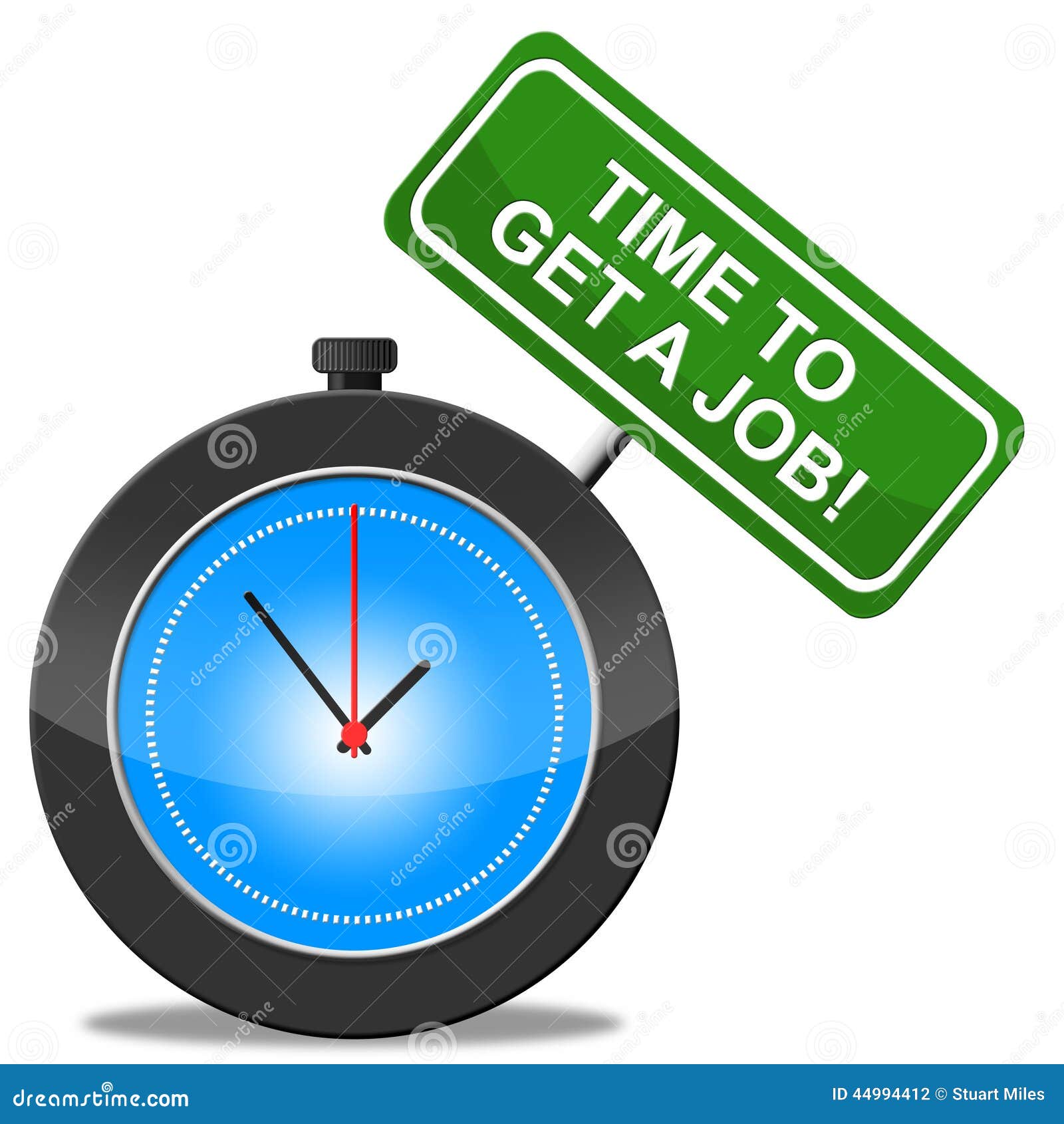 Get a Job Indicates Line of Work and Career Stock Illustration ...