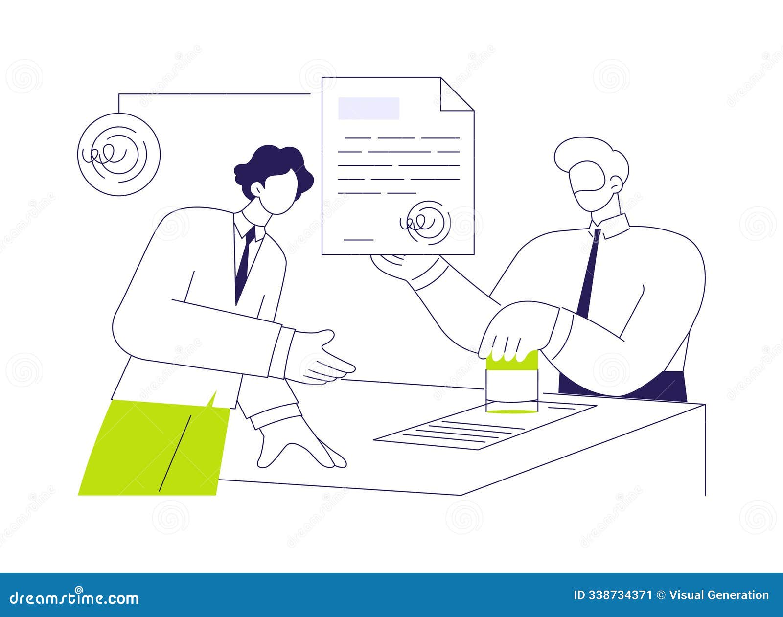 Get Licenses and Permits Abstract Concept Vector Illustration. Stock ...