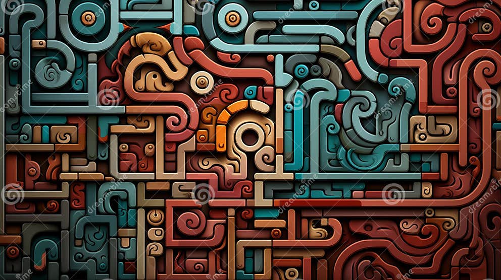 Get Lost in an Intricate Labyrinth Texture with Mesmerizing Mazelike ...