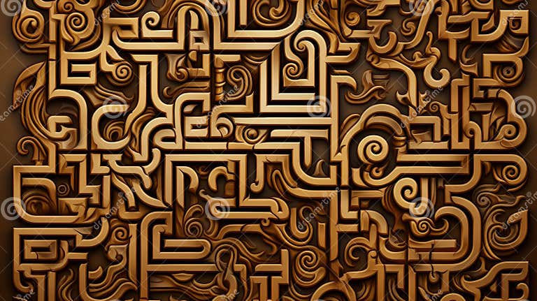 Get Lost in an Intricate Labyrinth Texture with Mesmerizing Mazelike ...