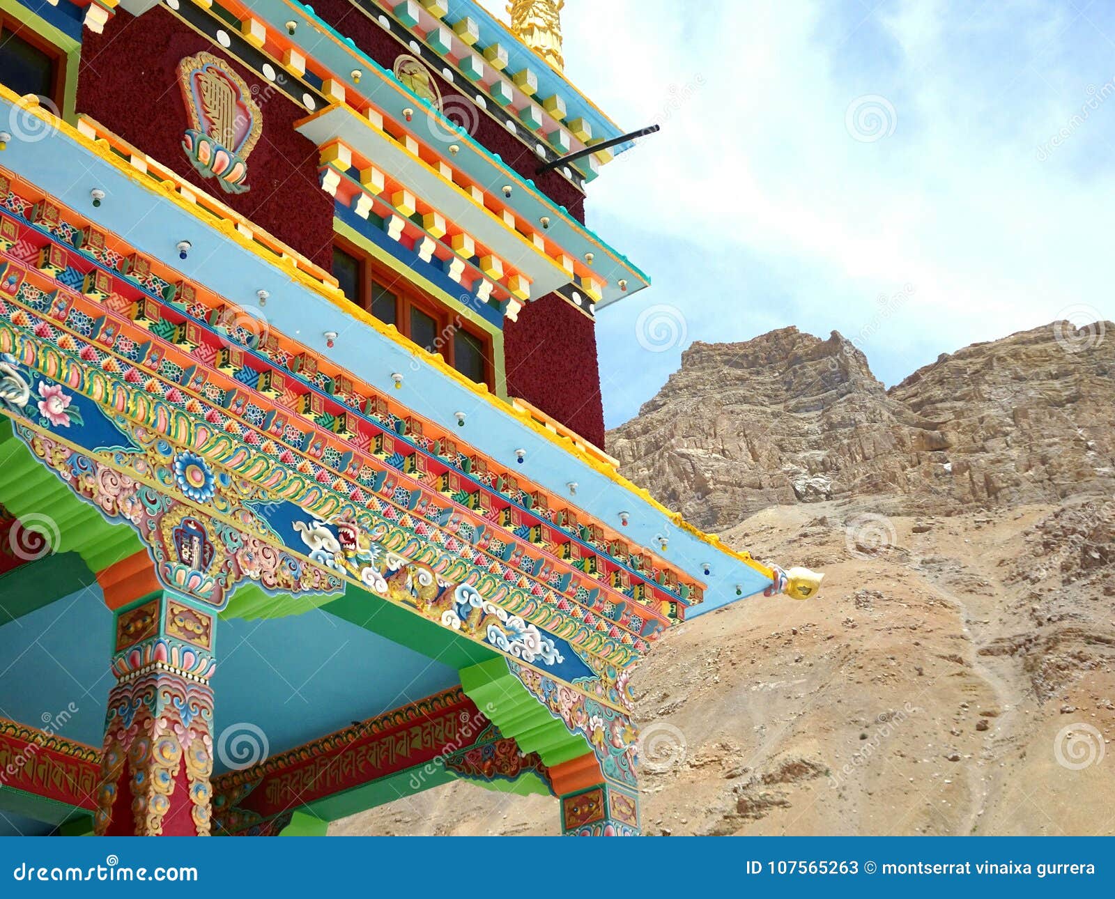 Monastery In Kaza Spiti Valley India Royalty-Free Stock Photo ...
