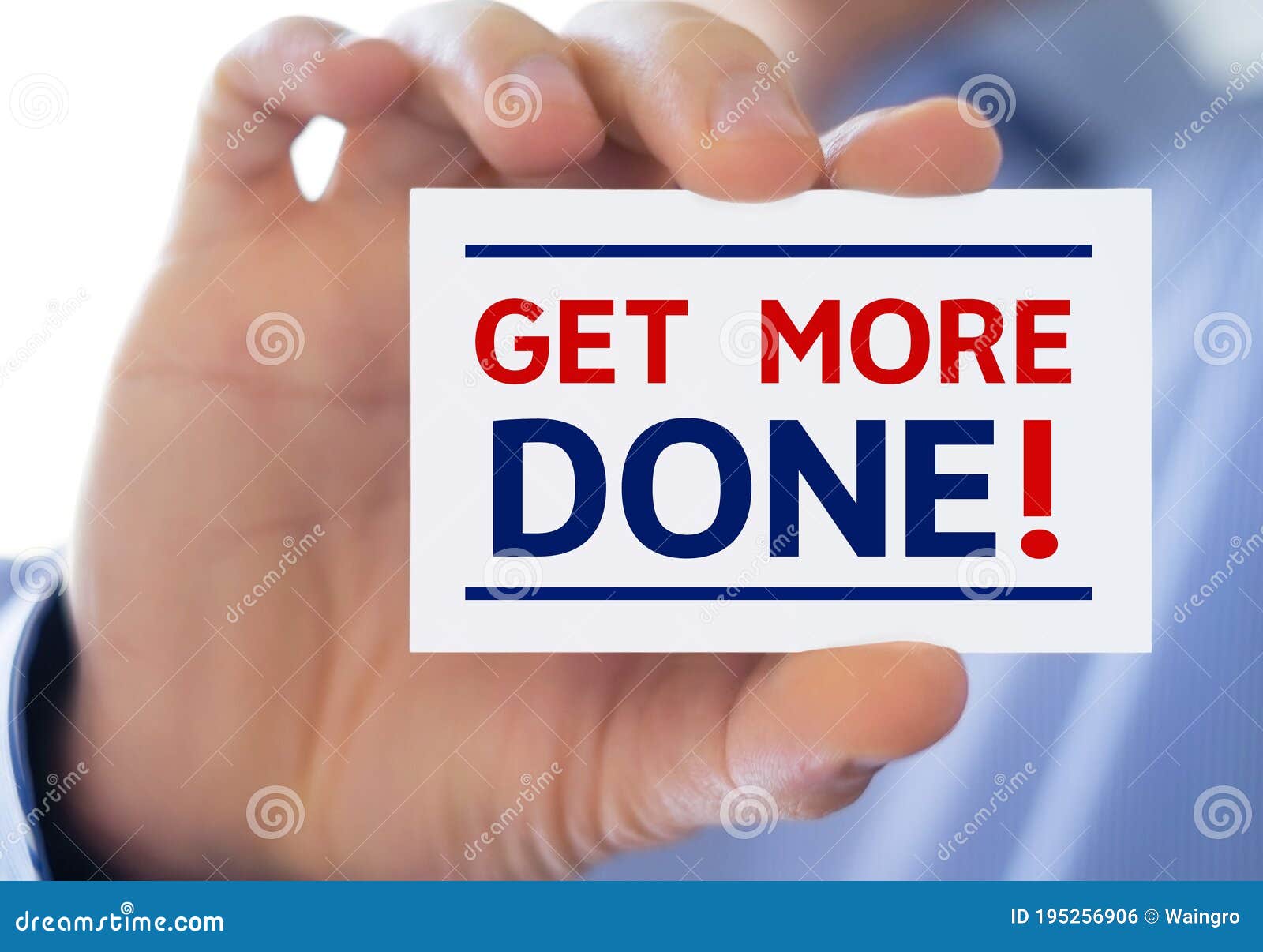 Get More Done - Business Concept Stock Photo - Image of business, goal ... Get More Done - Business Concept Stock Photo - Image of business, goal ...