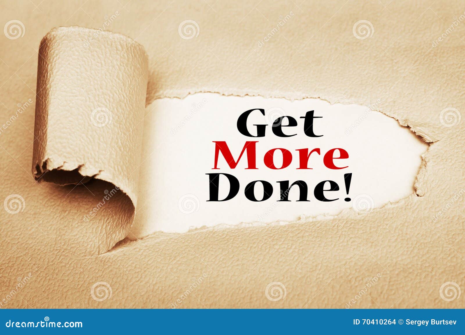 Get More Done stock photo. Image of accomplish, slogan - 70410264