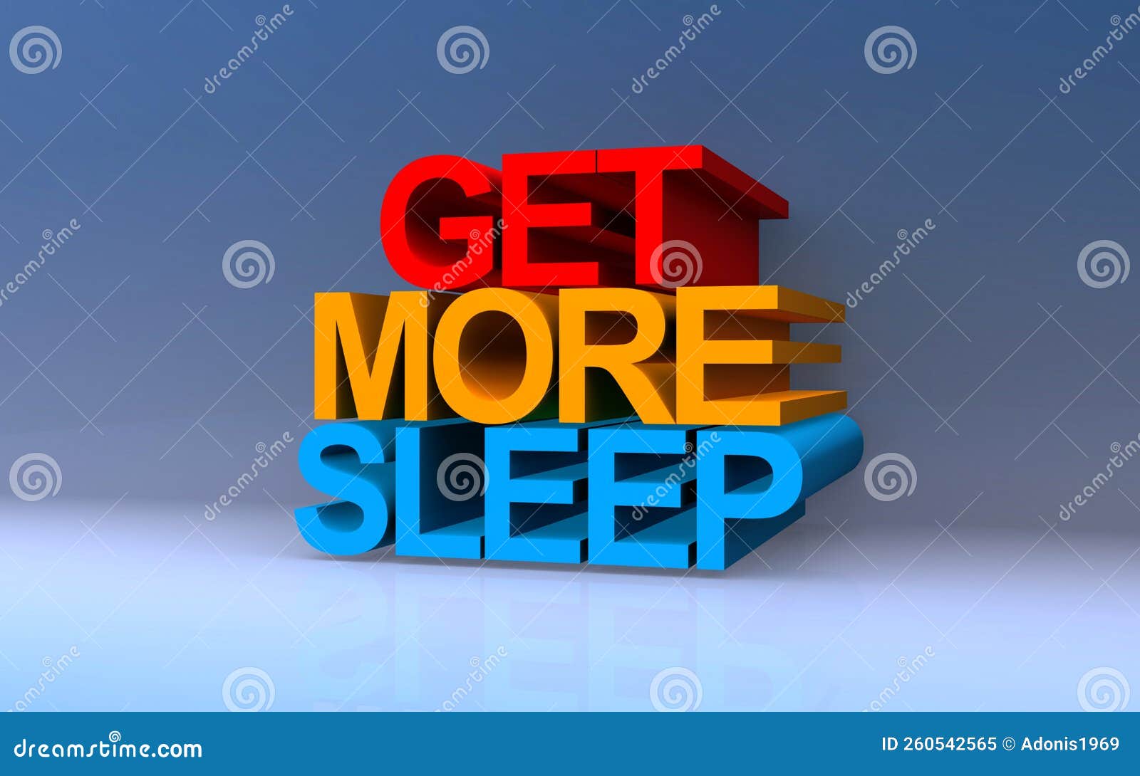 Get more sleep on blue stock illustration. Illustration of message ...