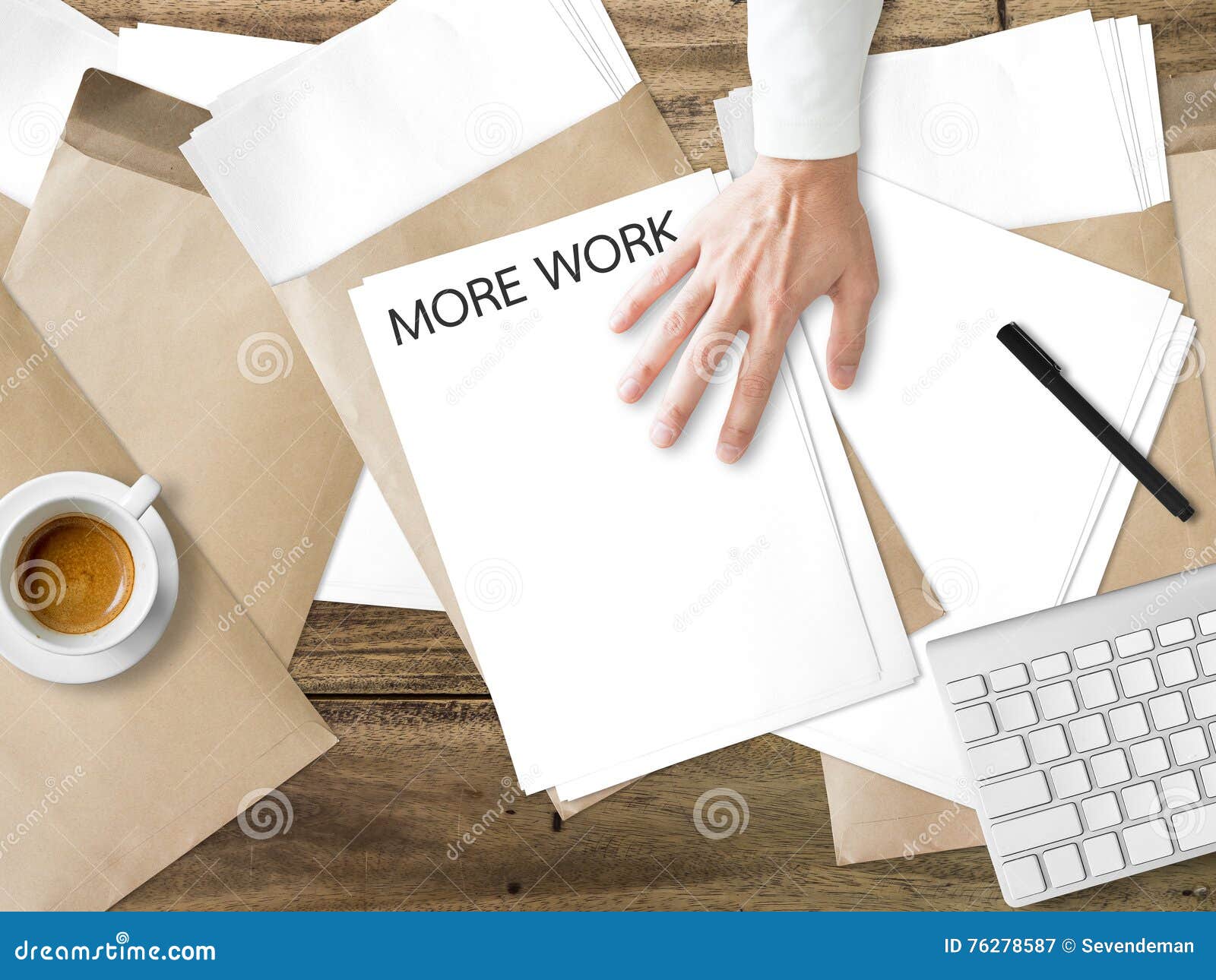 Get more work. stock image. Image of manager, person - 76278587