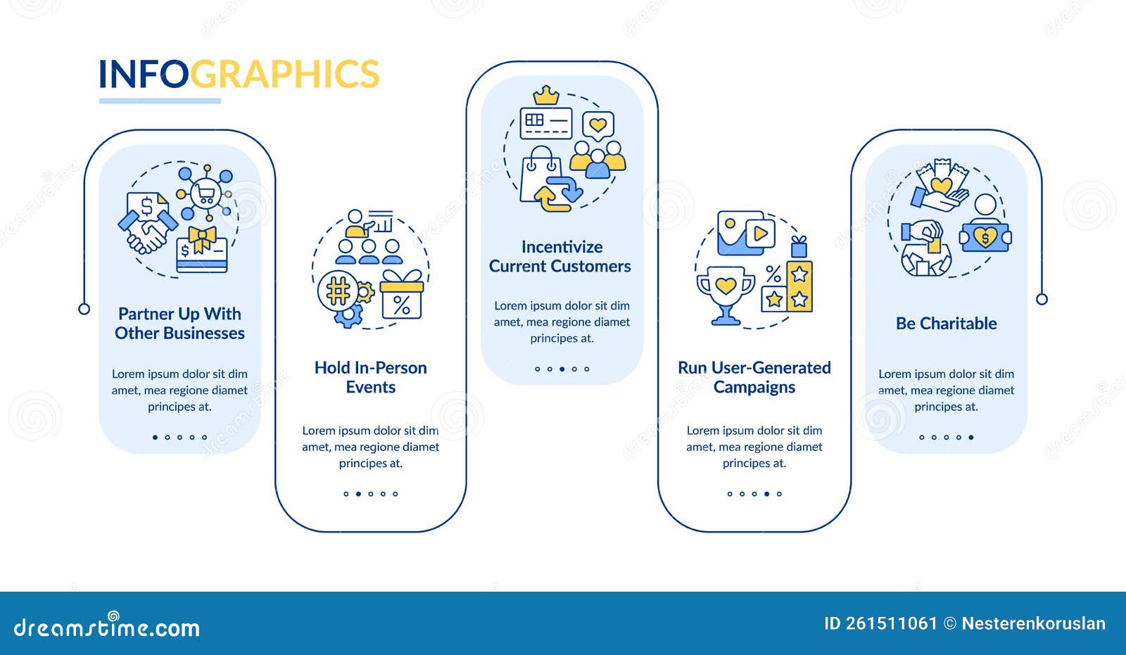 Get New Clients for Business Tips Rectangle Infographic Template Stock ...