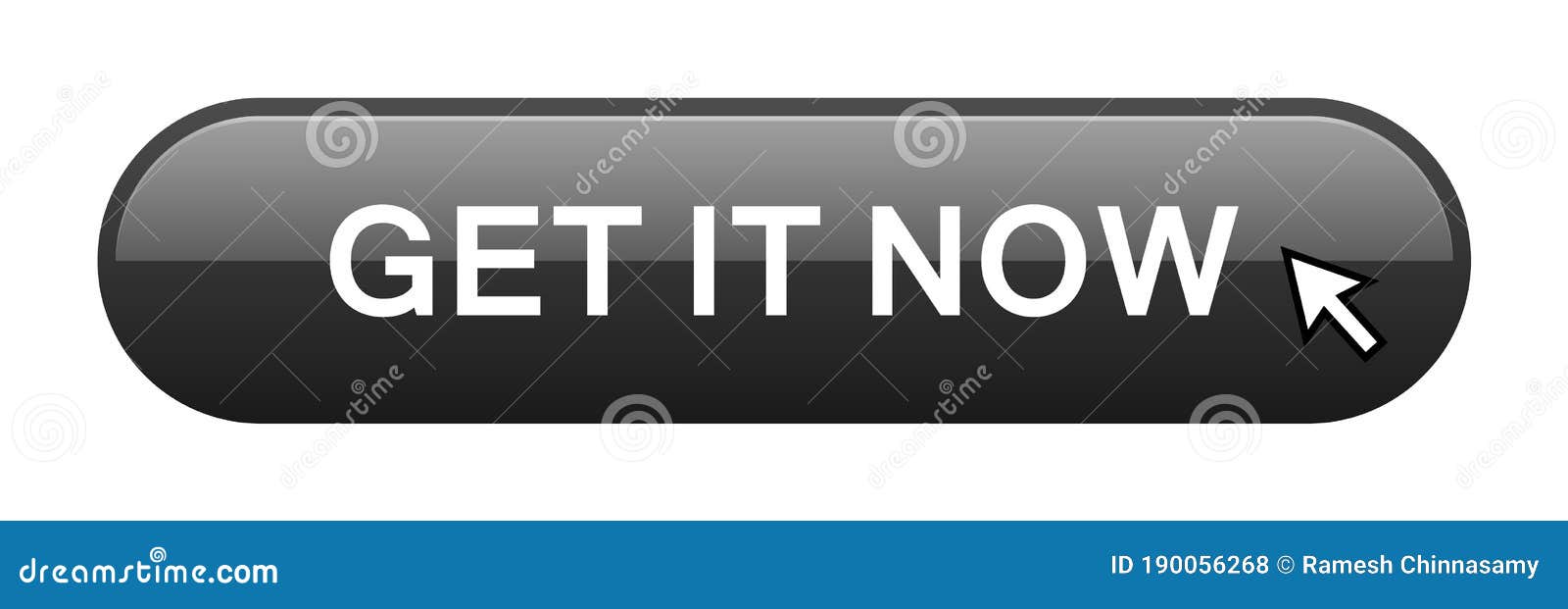 Get it now button stock vector. Illustration of background - 190056268