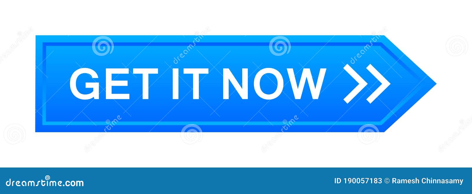Get it now button stock vector. Illustration of detail - 190057183