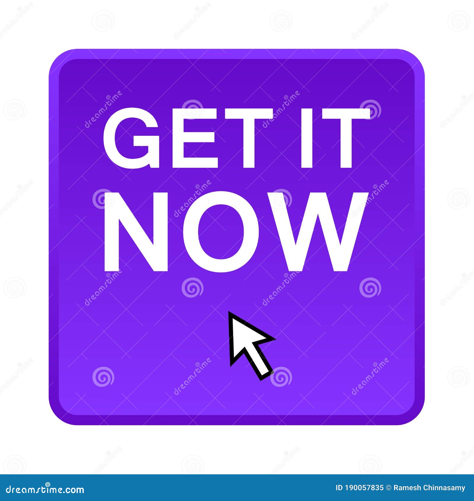 Get it now button stock vector. Illustration of enroll - 190057835