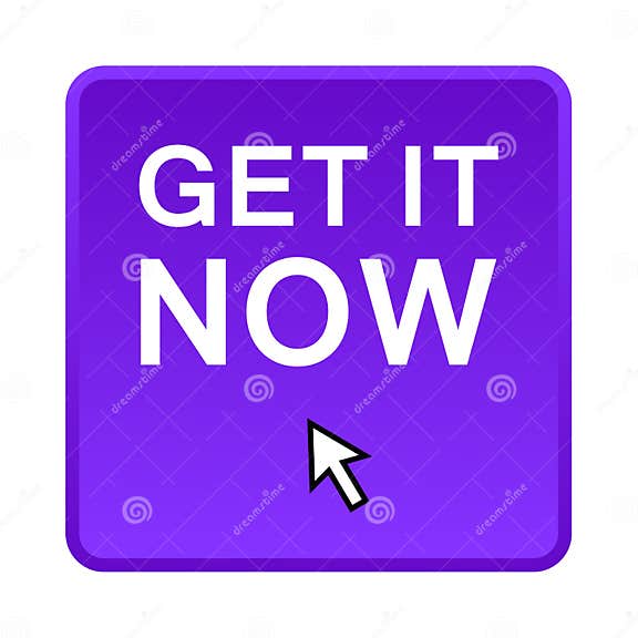 Get it now button stock vector. Illustration of enroll - 190057835