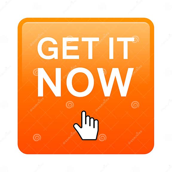 Get it now button stock vector. Illustration of blog - 190057925
