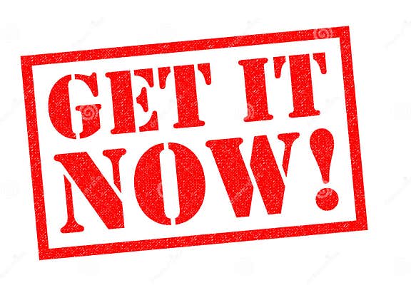 GET it NOW! stock illustration. Illustration of needed - 86663582