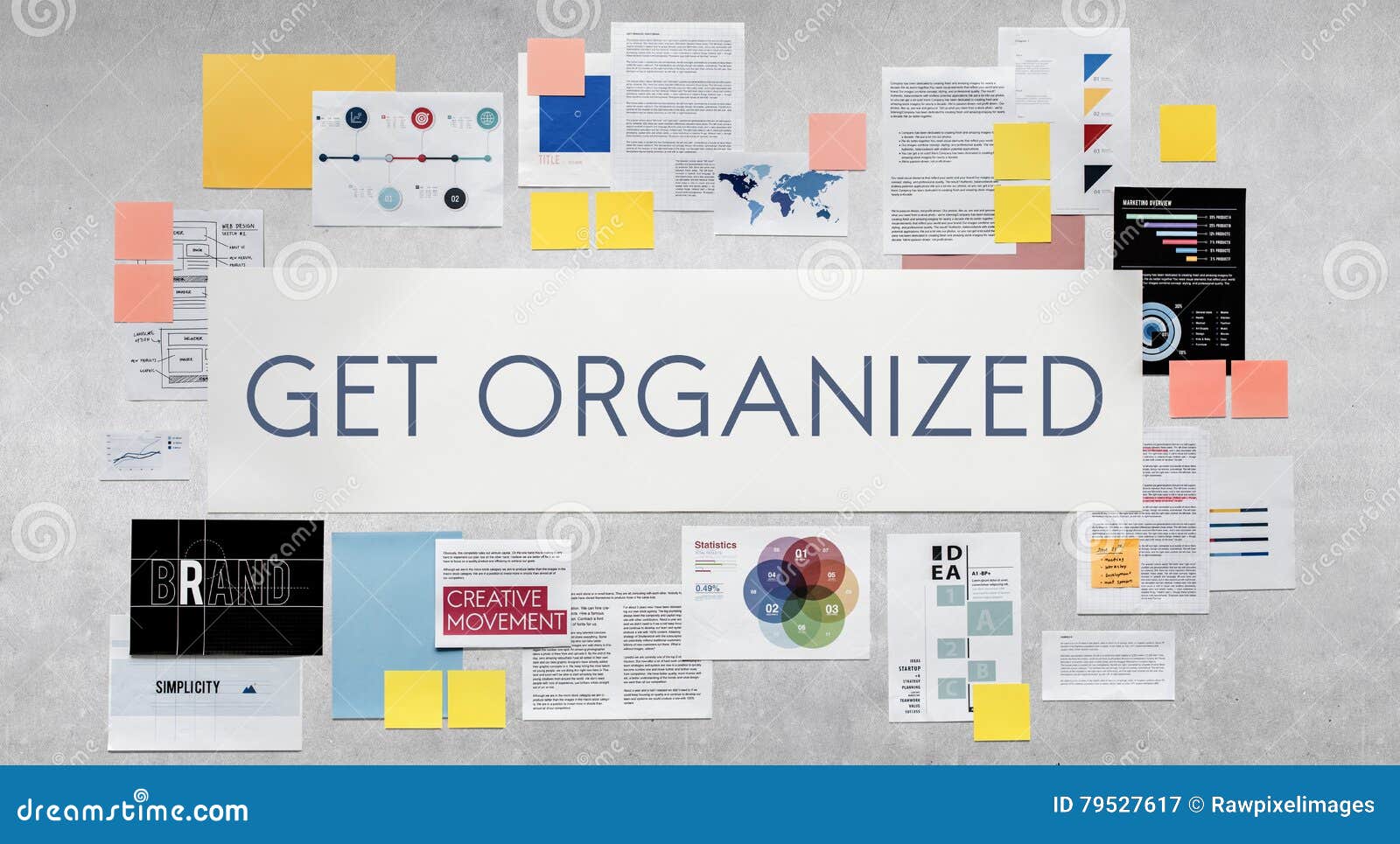 Get Organized Management Strategy Concept Stock Illustration ...
