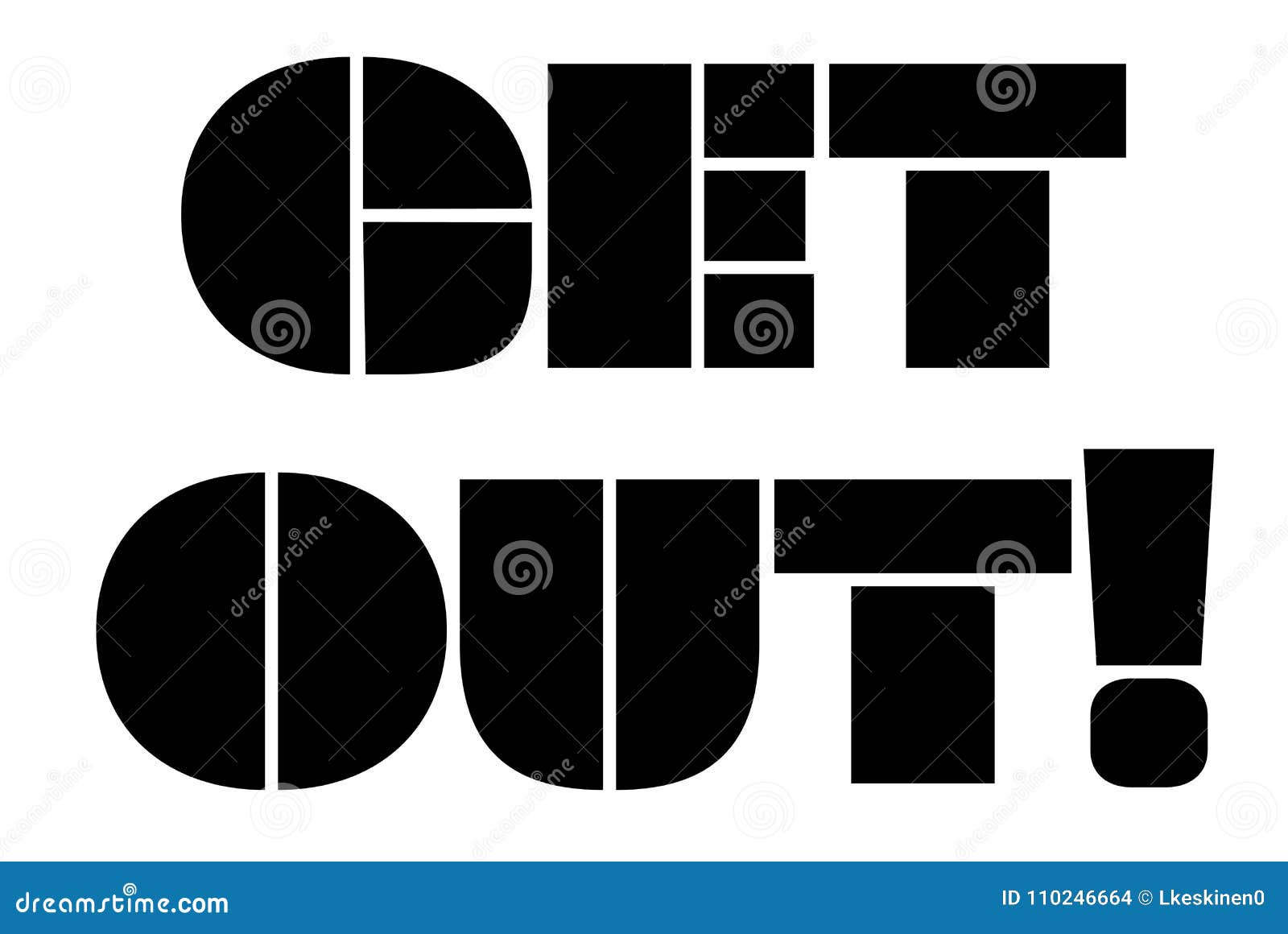 Get Out Stamp Typographic Stamp Stock Vector - Illustration of sack ...