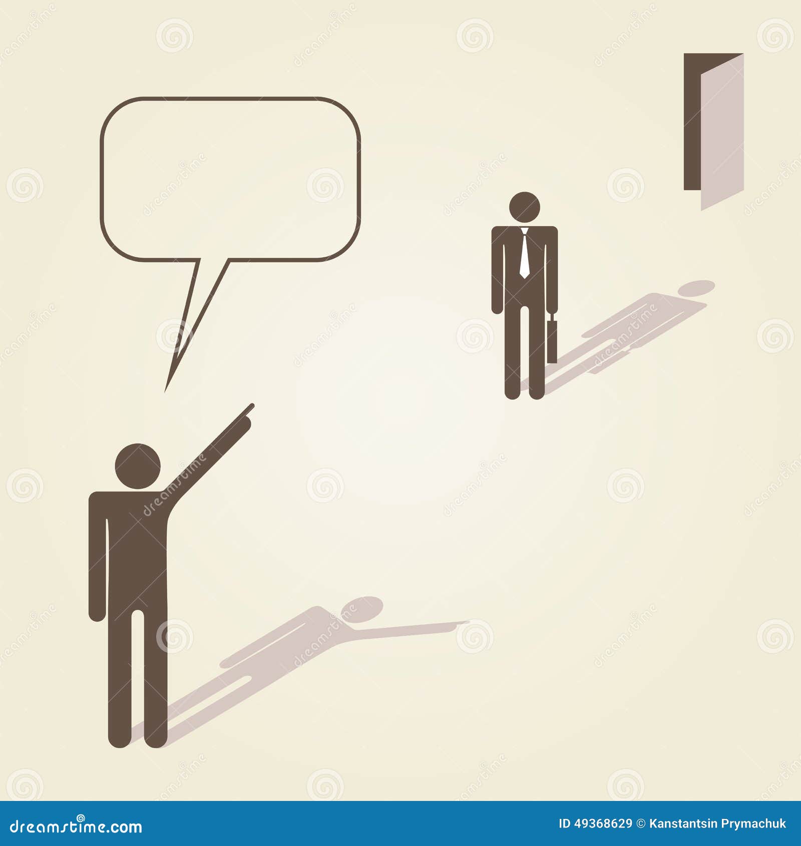 Get Out. Vector Illustration Stock Vector - Illustration of ...