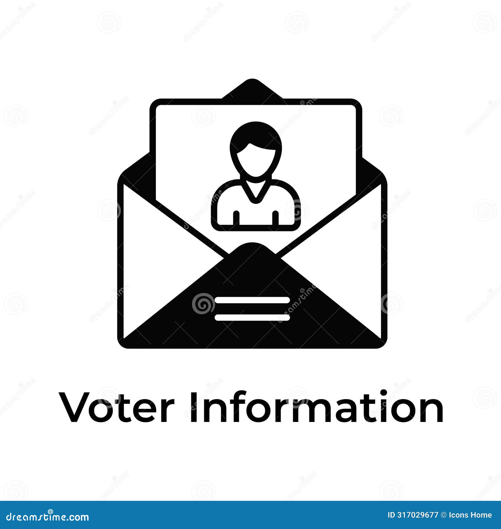 Get this Pixel Perfect Icon of Voter Information, Easy To Use Vector ...