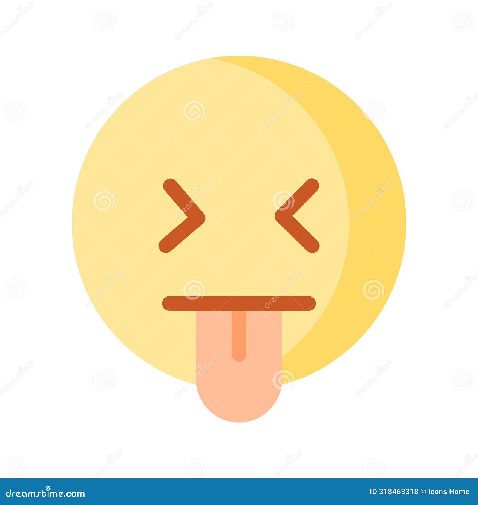 Get this Premium Icon of Crazy Emoji Vector Design Stock Illustration ...