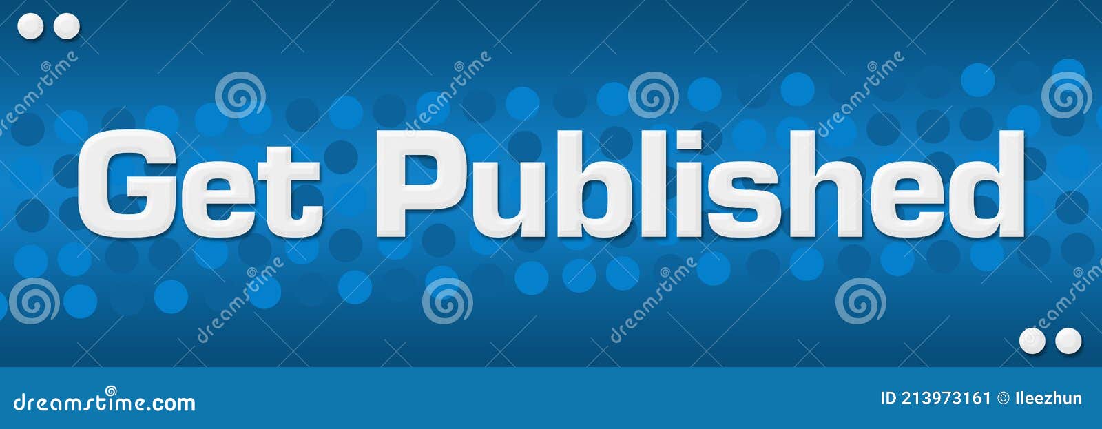 Get Published Blue Strokes Symbol Horizontal Stock Photography ...