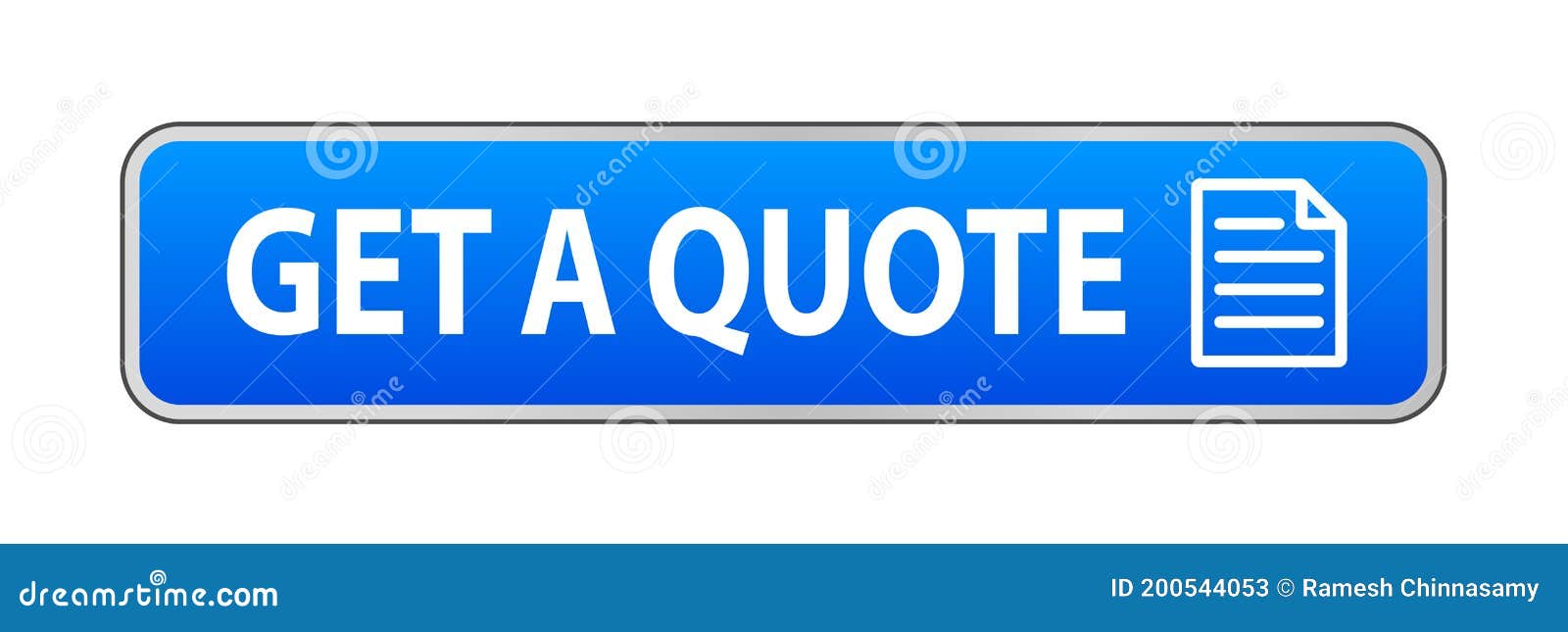 Get a quote button stock vector. Illustration of choice - 200544053