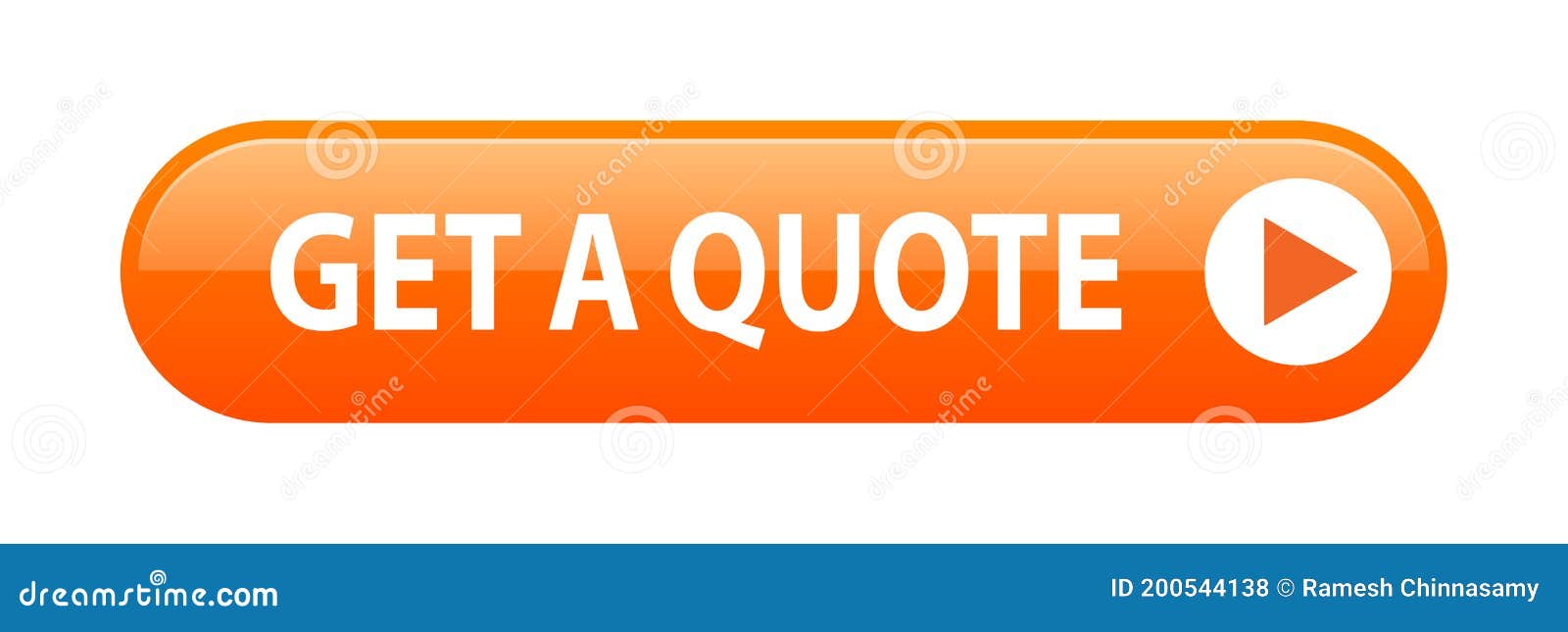 Get a quote button stock vector. Illustration of hand - 200544138
