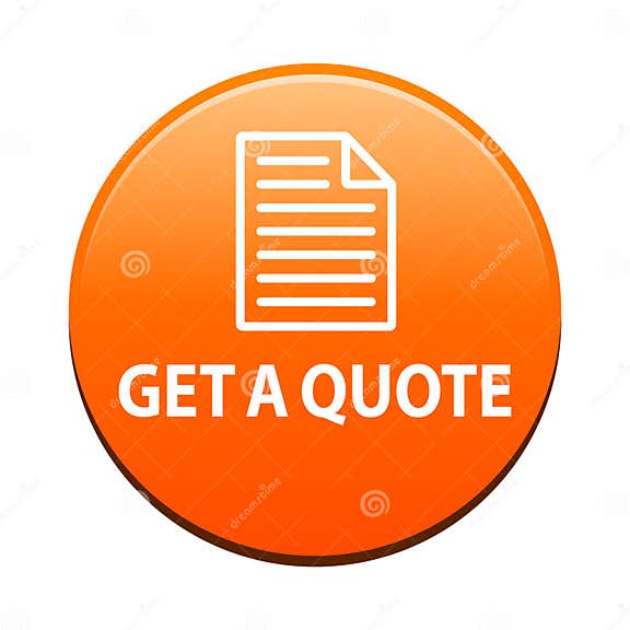 Get a quote button stock vector. Illustration of banner - 200025671