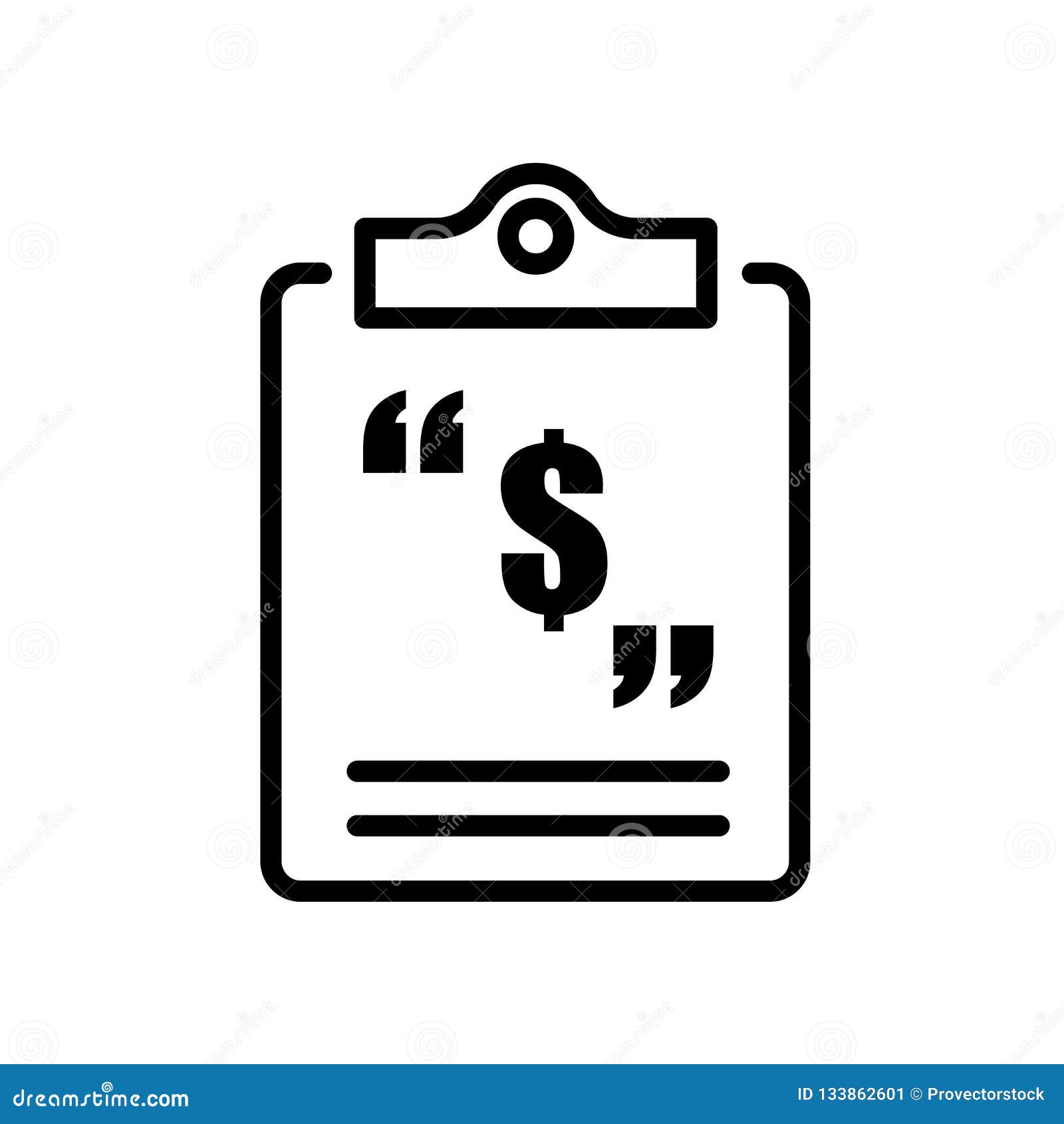 Get Quote Icon Isolated on White Background Stock Vector - Illustration ...