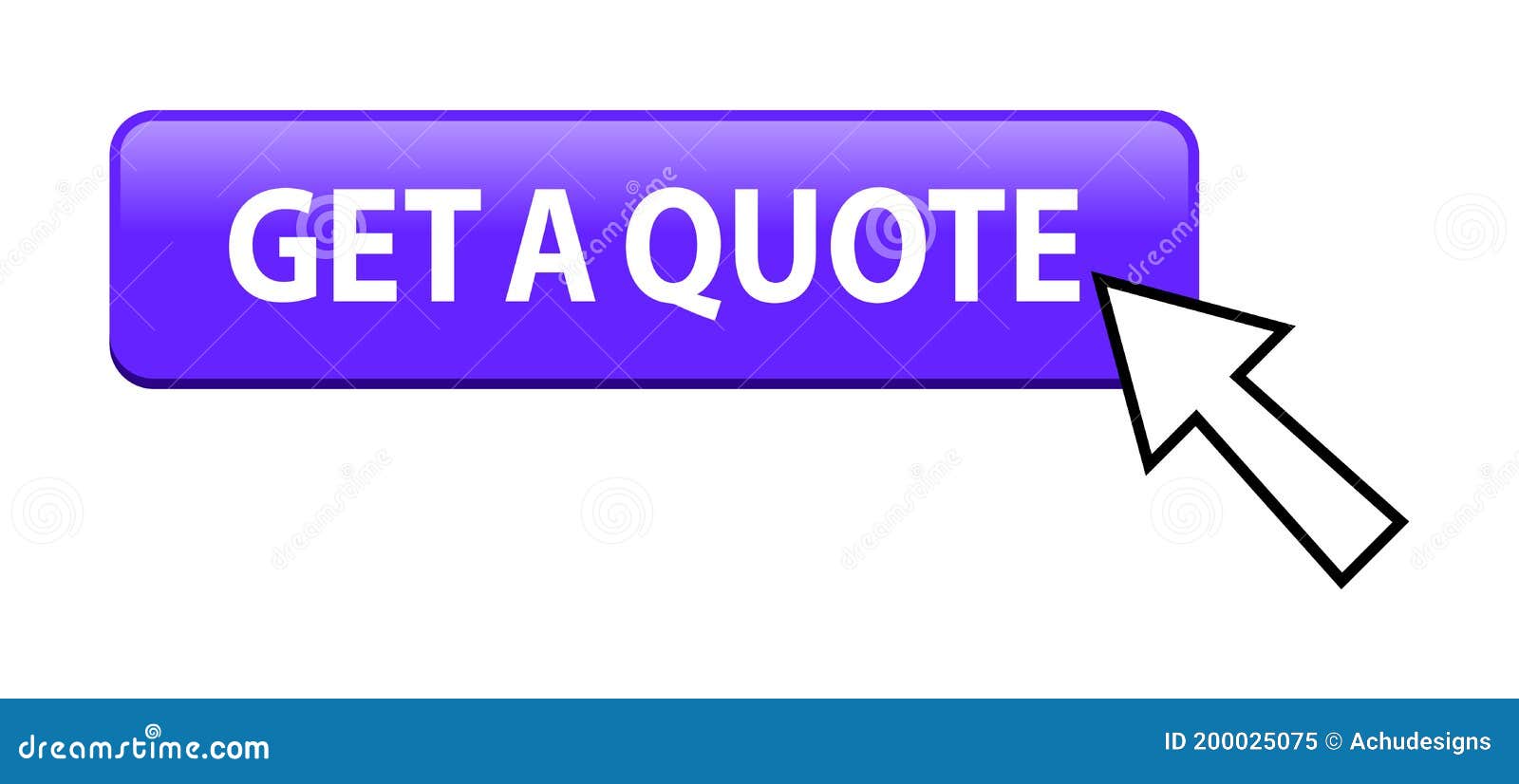 Get a quote button stock vector. Illustration of abstract - 200025075