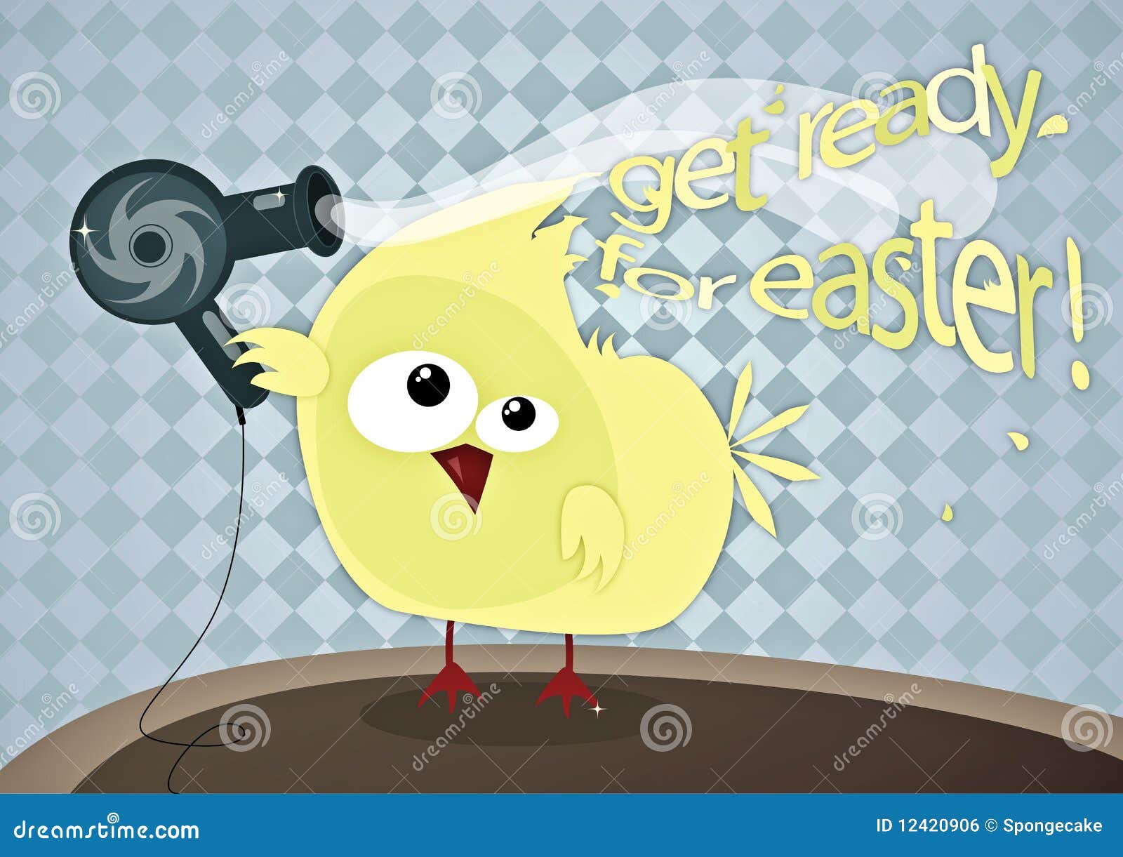 Get ready for Easter stock illustration. Illustration of humor - 12420906