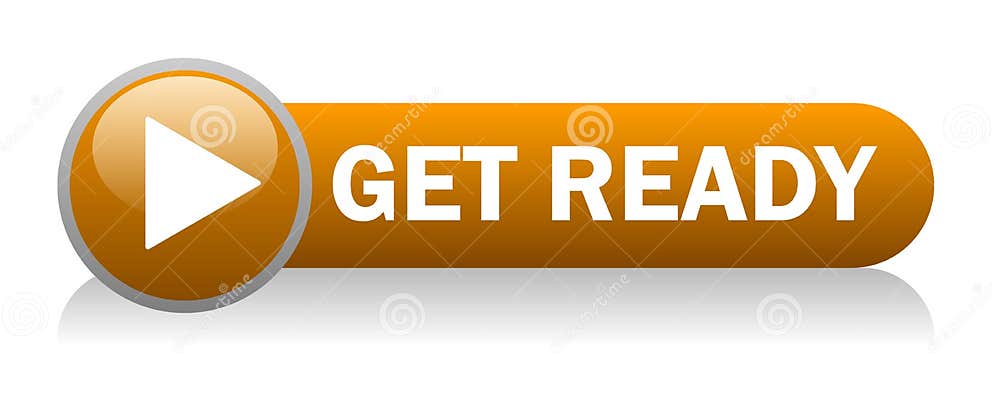 Get ready icon button stock illustration. Illustration of logo - 220139616
