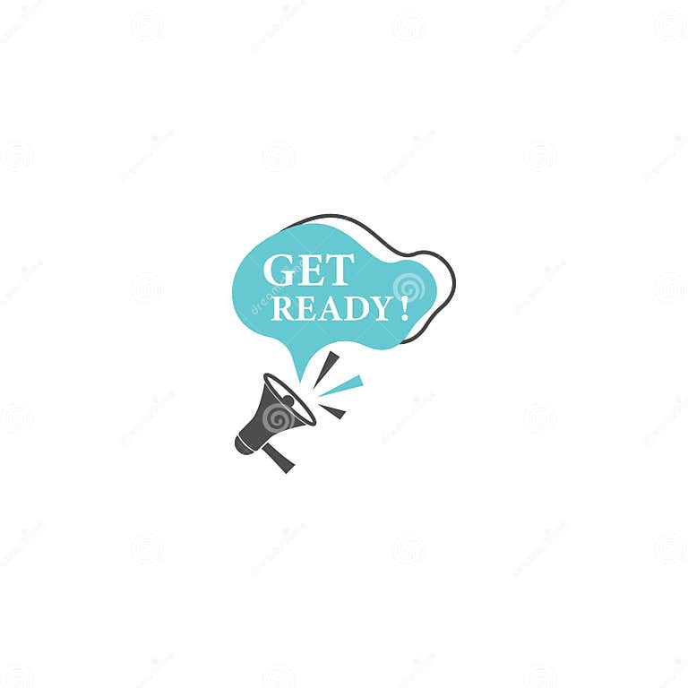 Get Ready Icon Design Template Vector Stock Illustration - Illustration ...