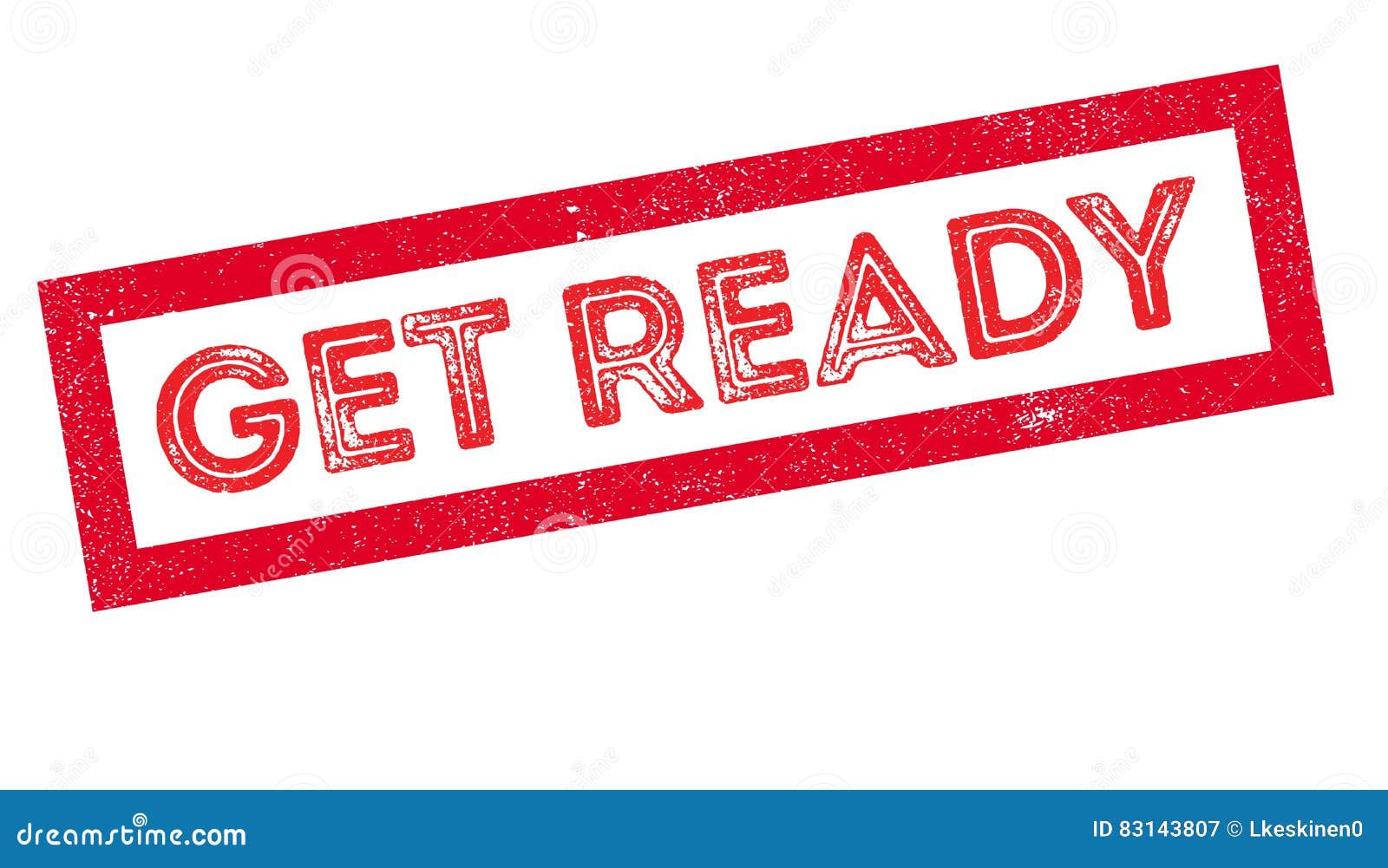 Get Ready rubber stamp stock illustration. Illustration of icon - 83143807