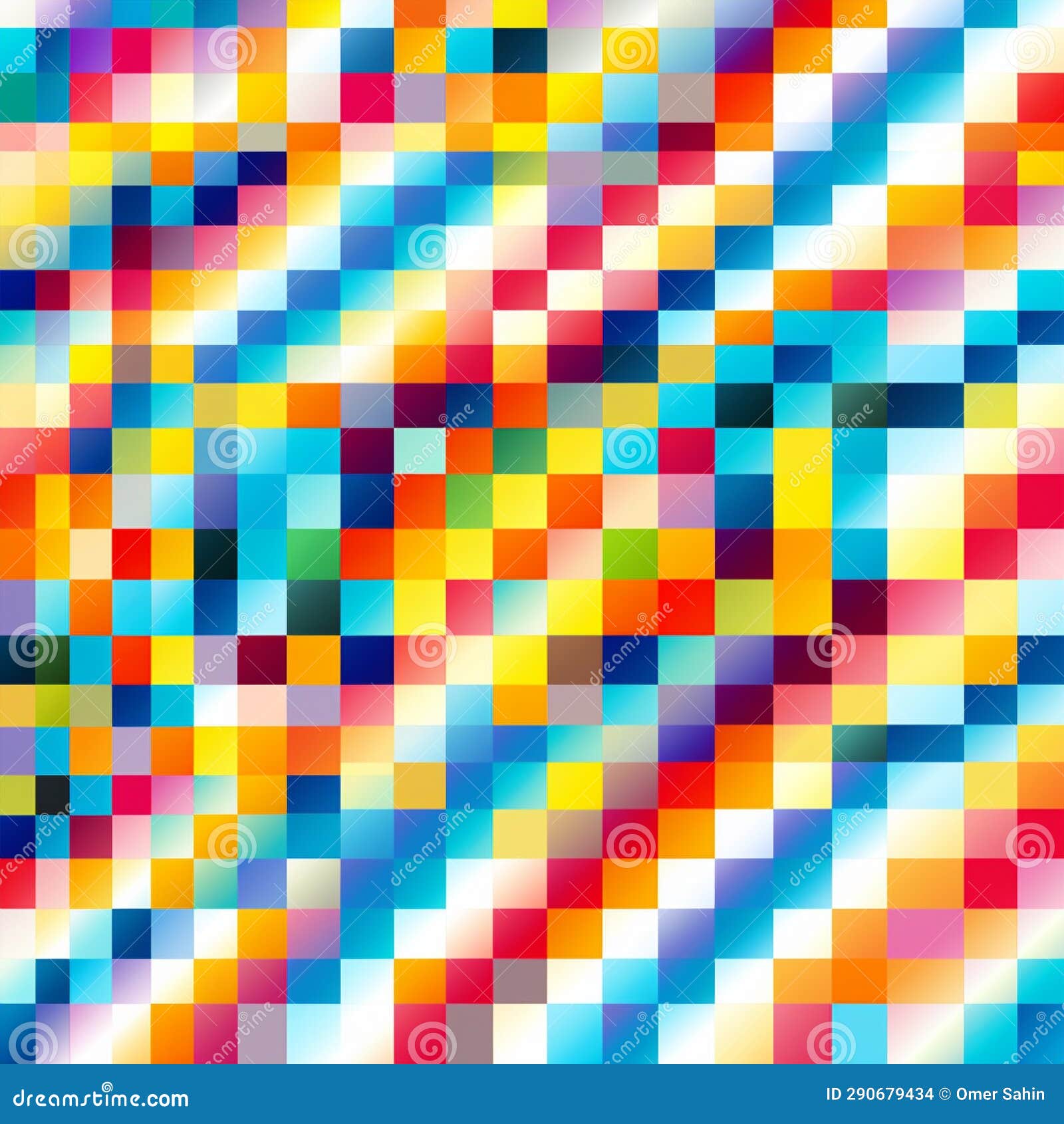 Checkered Wallpaper Design with Vibrant Colors Stock Illustration ...