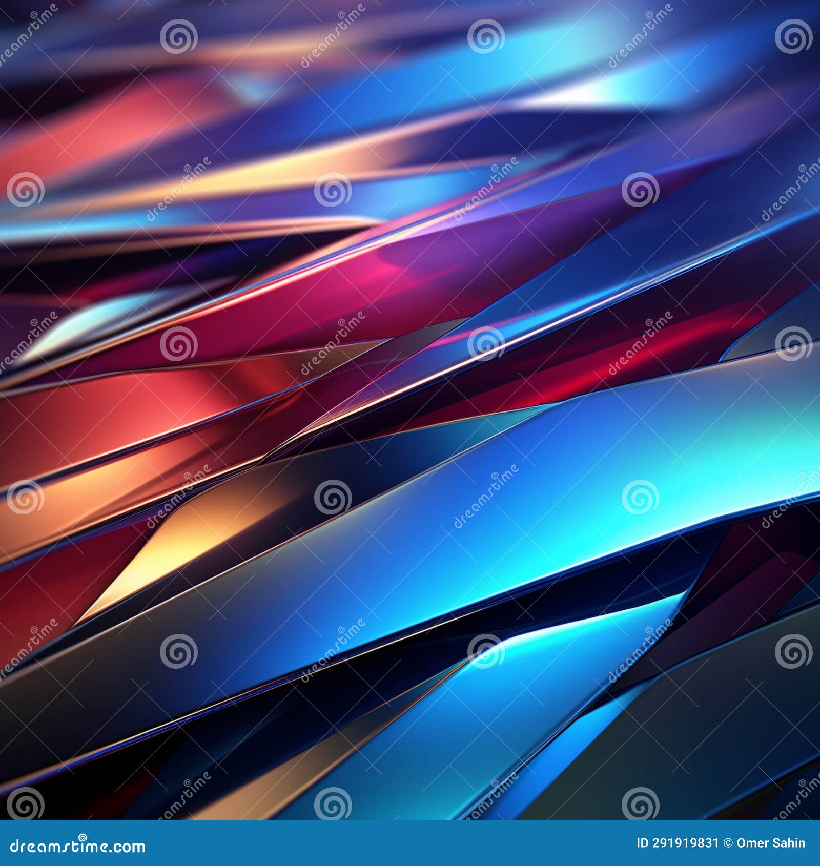 The Steel Spectrum stock image. Image of metallic, generated - 291919831