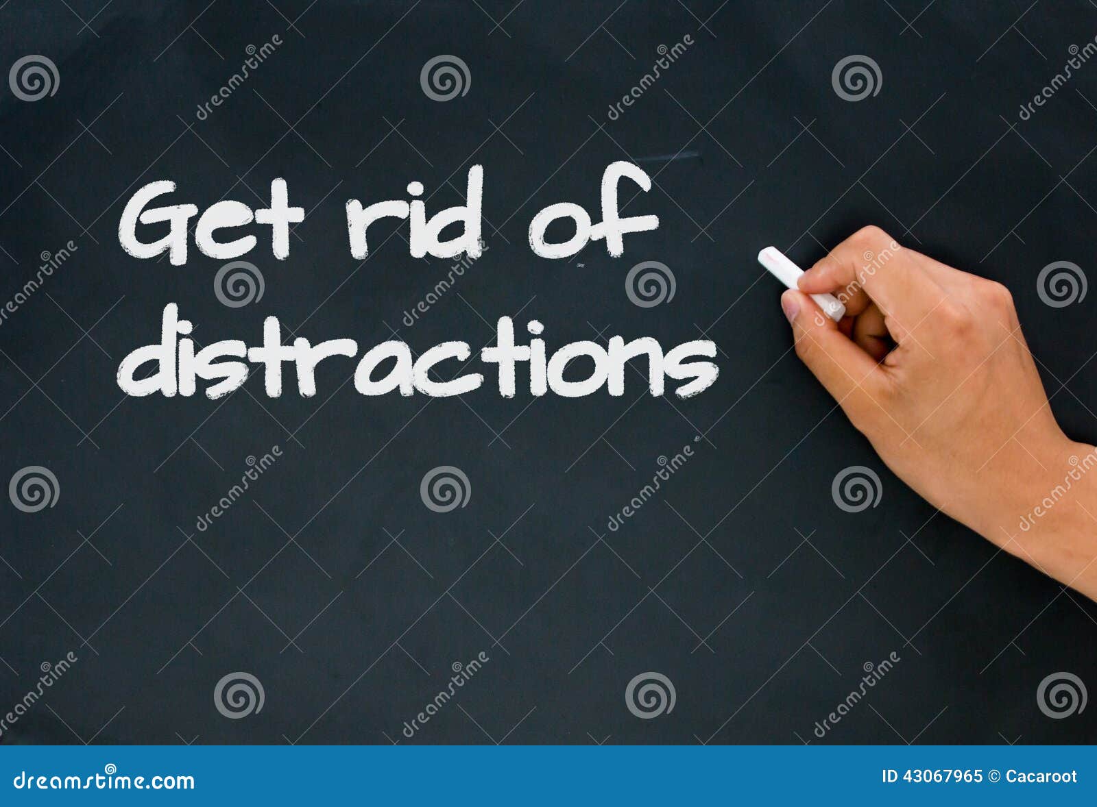 Get rid of distractions stock image. Image of notice - 43067965