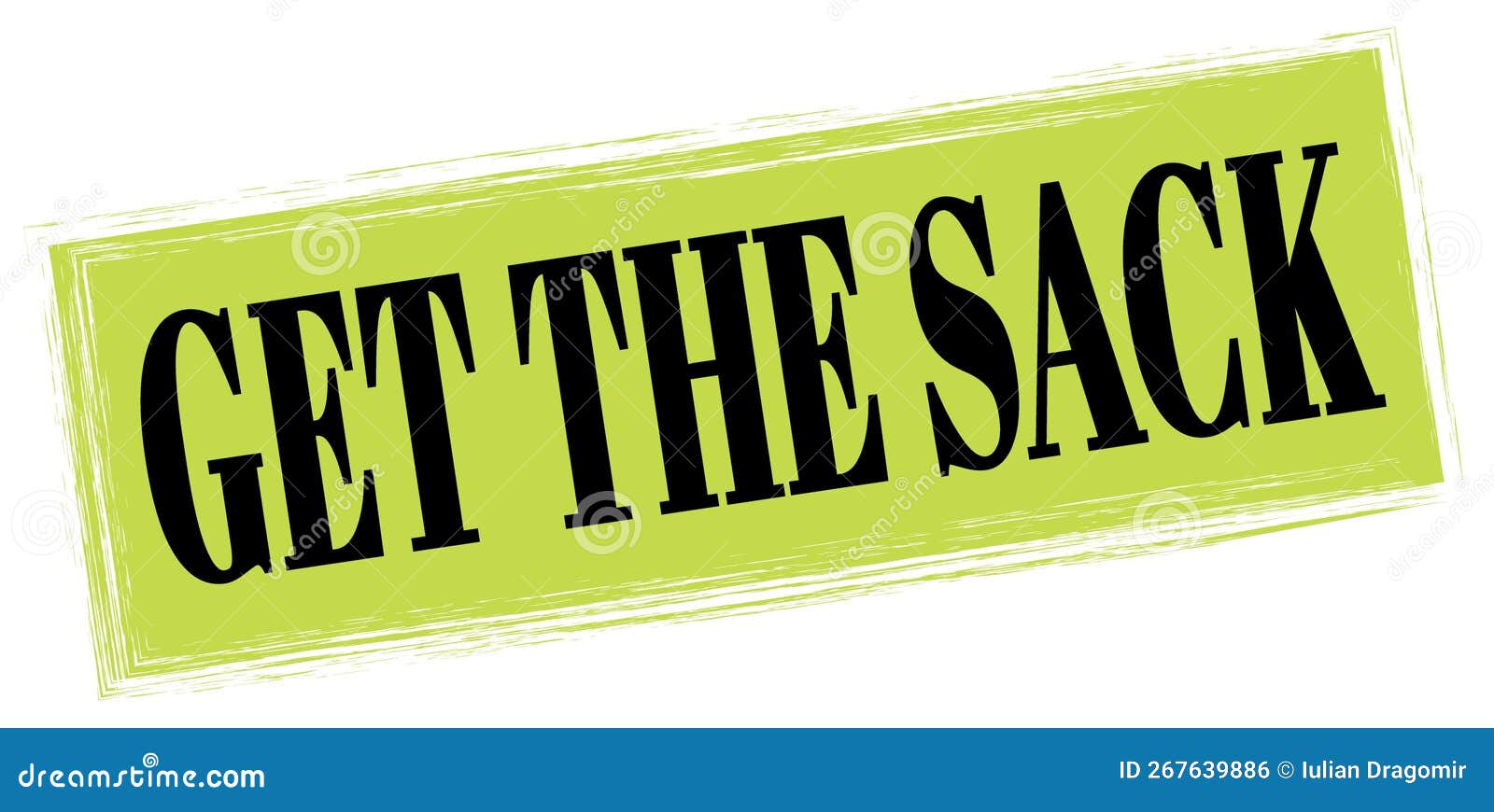 GET the SACK Text Written on Green-black Stamp Sign Stock Illustration ...
