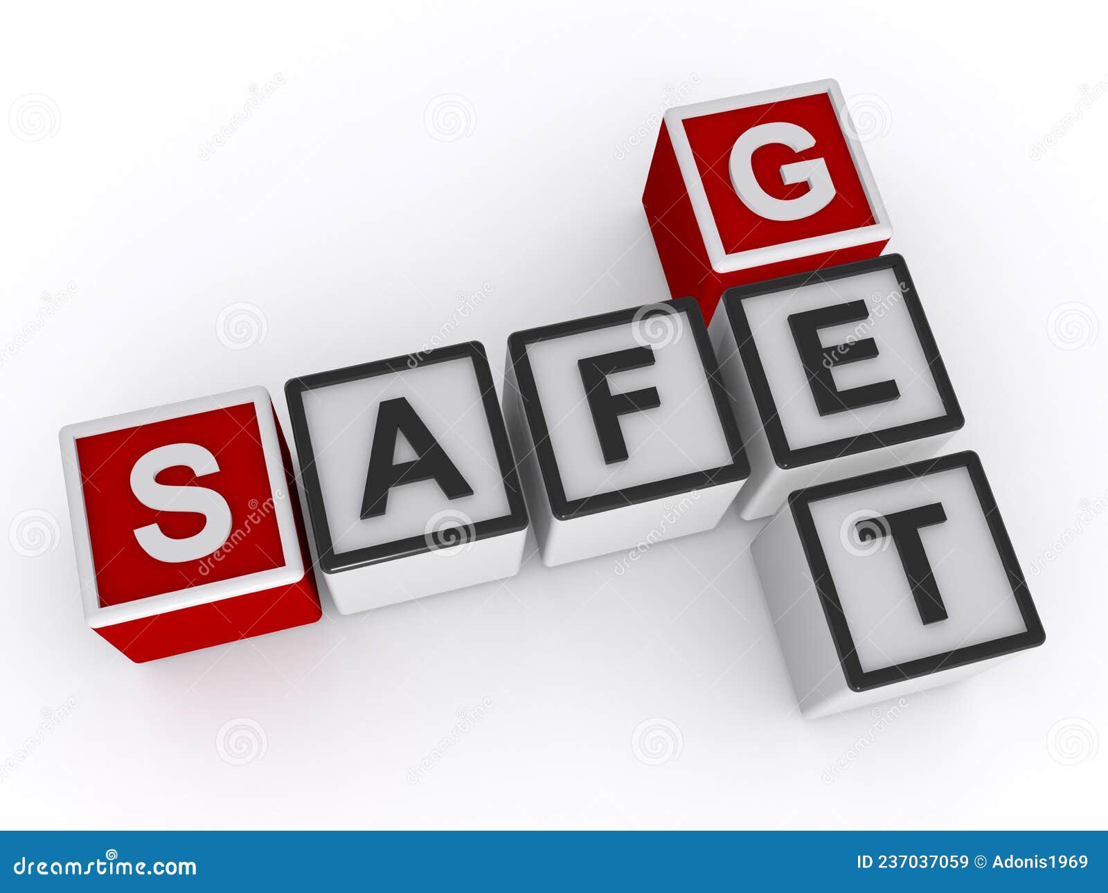 Get safe word on white stock illustration. Illustration of finance ...