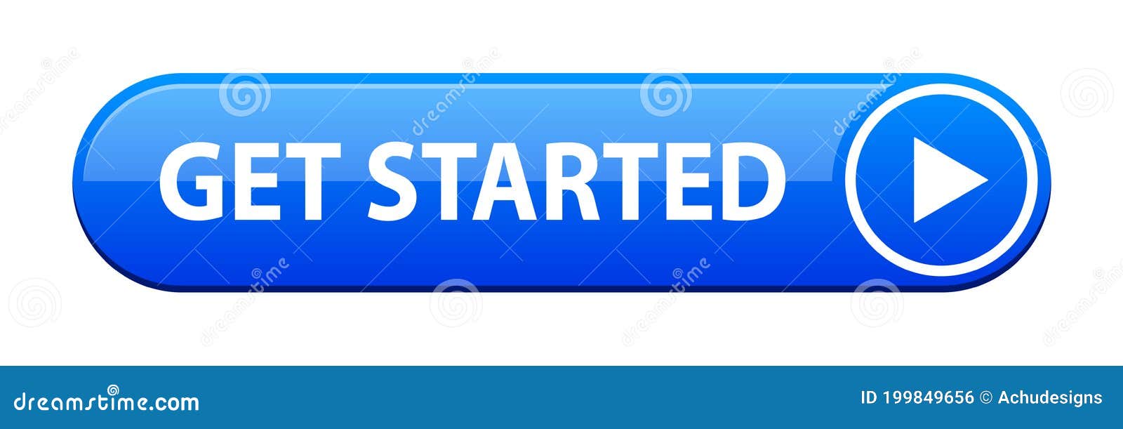 Get started button stock vector. Illustration of background - 199849656
