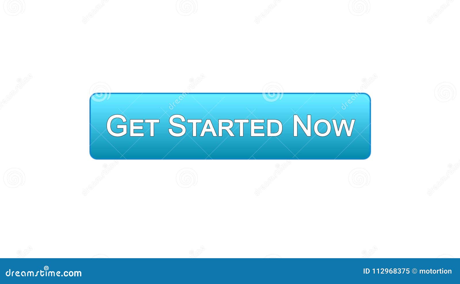 Get Started Now Web Interface Button Blue Color, Business Strategy ...