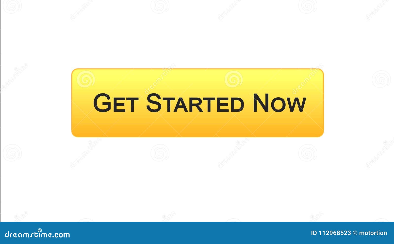 Get Started Now Web Interface Button Orange Color, Business Strategy ...