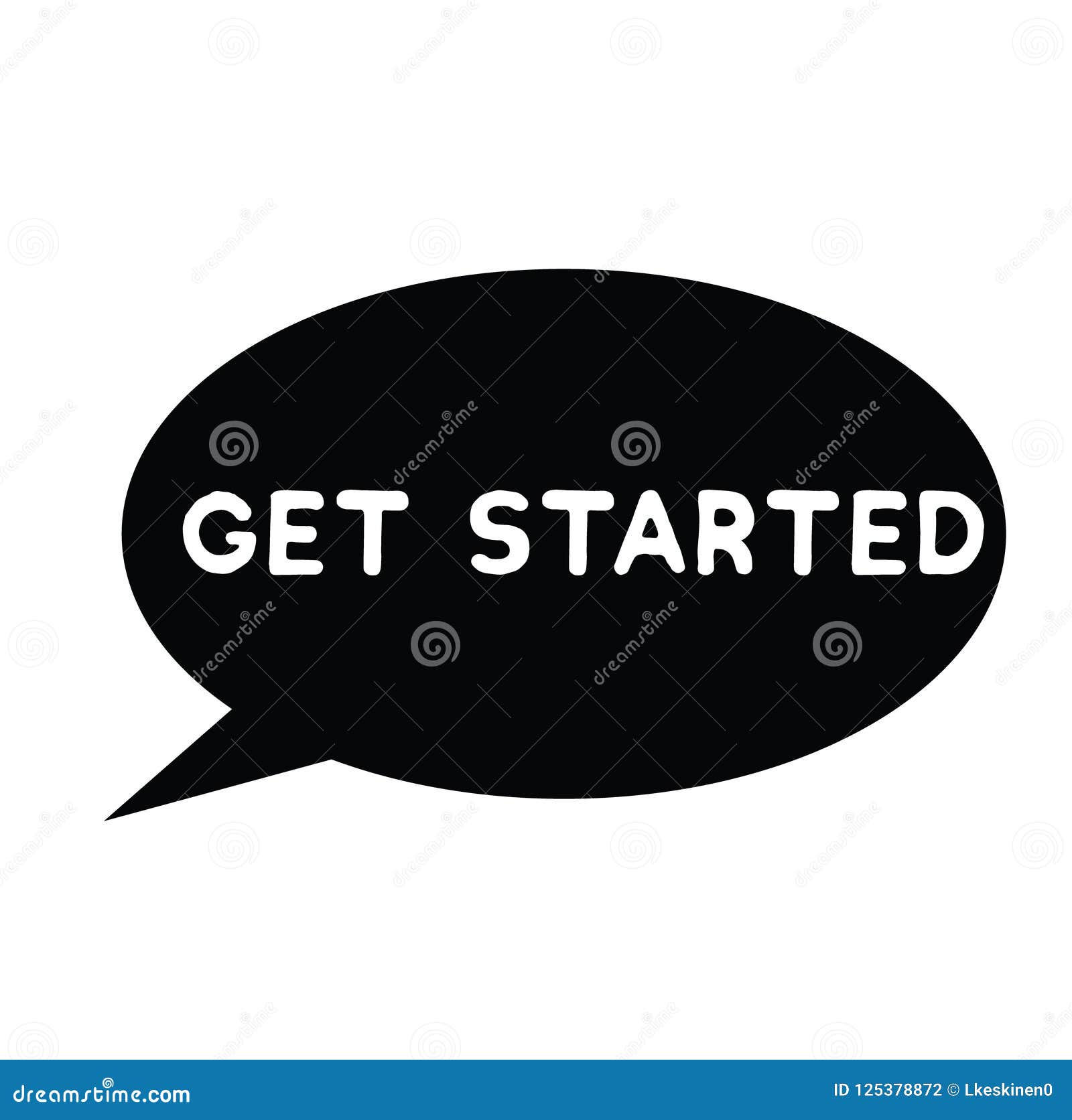 Get started rubber stamp stock vector. Illustration of embarkation ...