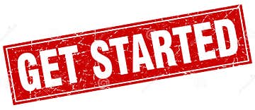 Get started stamp stock vector. Illustration of stamp - 125006895